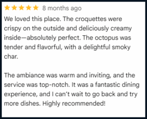 Best 10 Positive Restaurant Review Examples & Templates